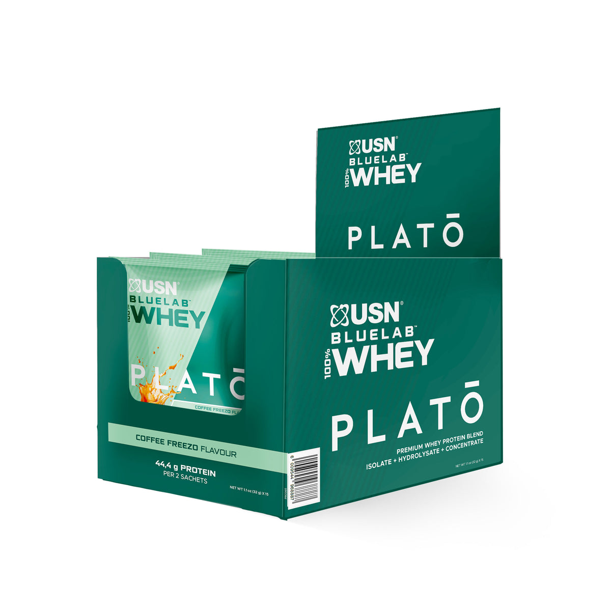 Plato x USN Blue Lab Whey Protein: Coffee Freezo Sachet | Platō Coffee